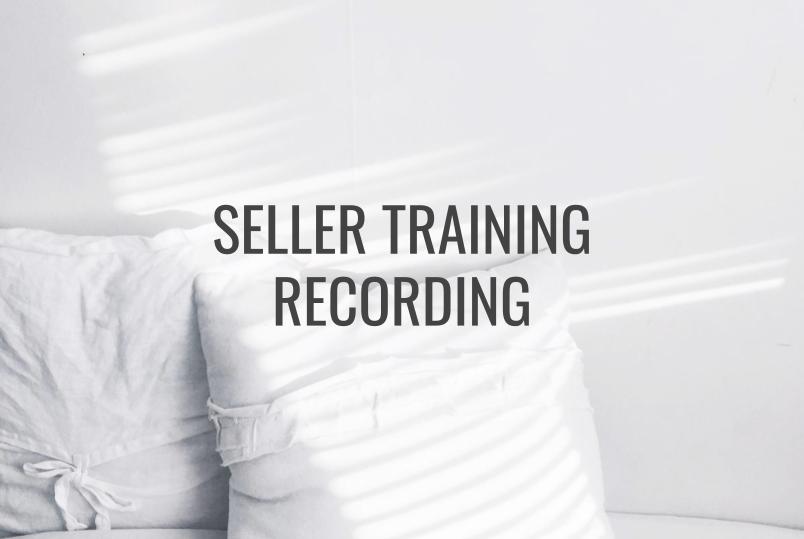 Get Started - Seller Center